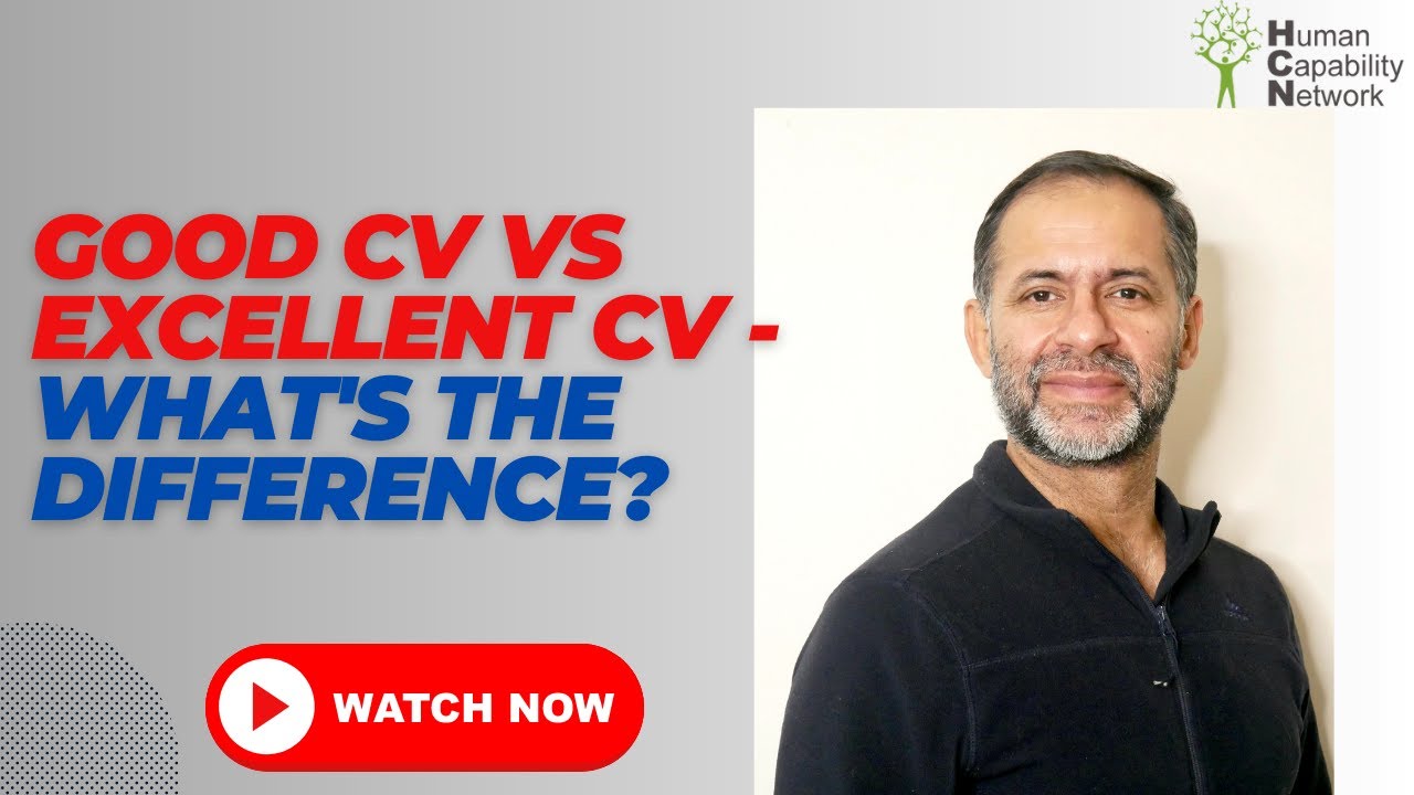 Good CV Vs Excellent CV - What's the Difference? - YouTube