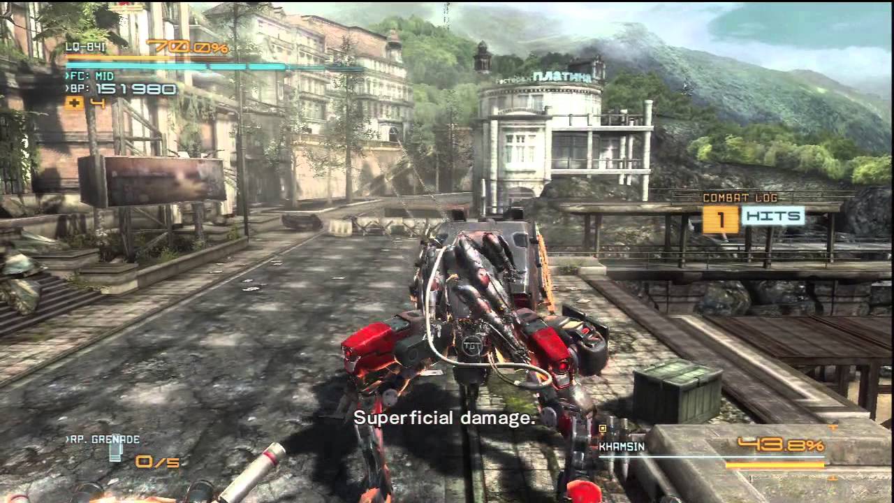 Metal Gear Rising: Revengeance Blade Wolf DLC - "Defeat Khamsin ...