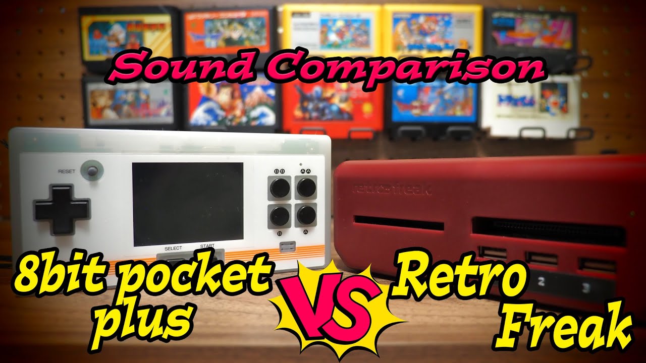 サウンド比較♪8Bit Pocket Plus vs Retro Freak | Sound Comparison - YouTube
