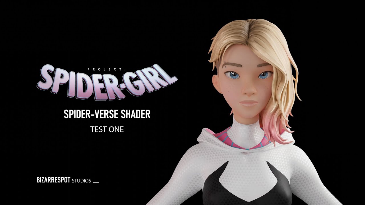 Spider-Verse Shader Test | BizarreSpot Studios - YouTube
