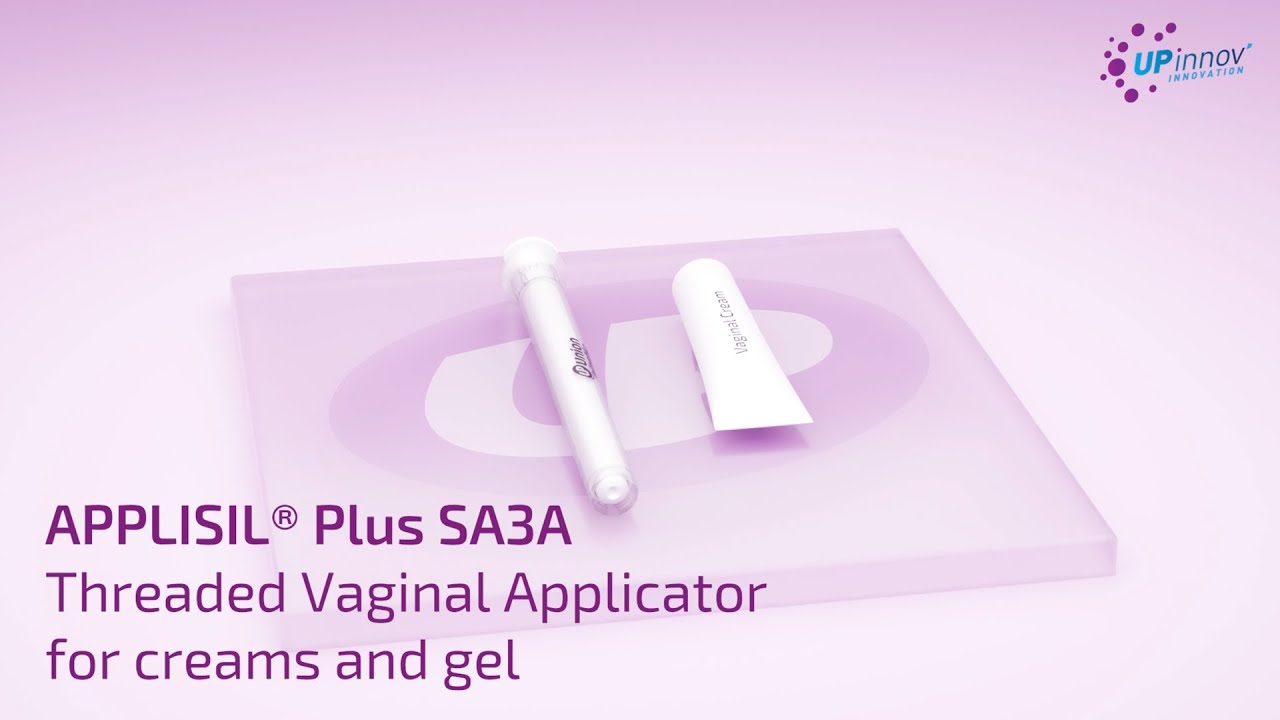 Threaded Vaginal Applicator APPLISIL® Plus SA3A for creams and gel ...