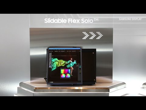 Samsung Slidable Flex Solo™ display was unveiled at CES 2023 by Samsung Display - YouTube