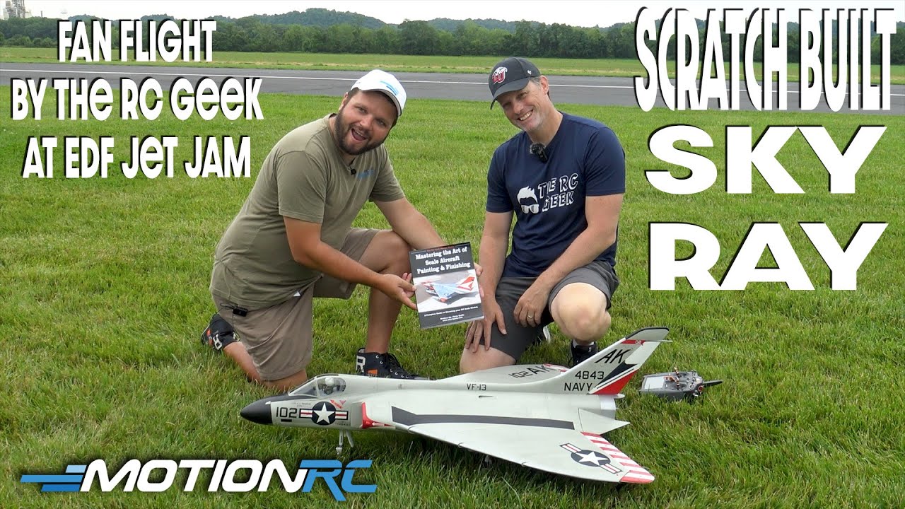 Scratch Built Sky Ray Flown By Chris Wolfe At EDF Jet Jam 2024 | Fan ...