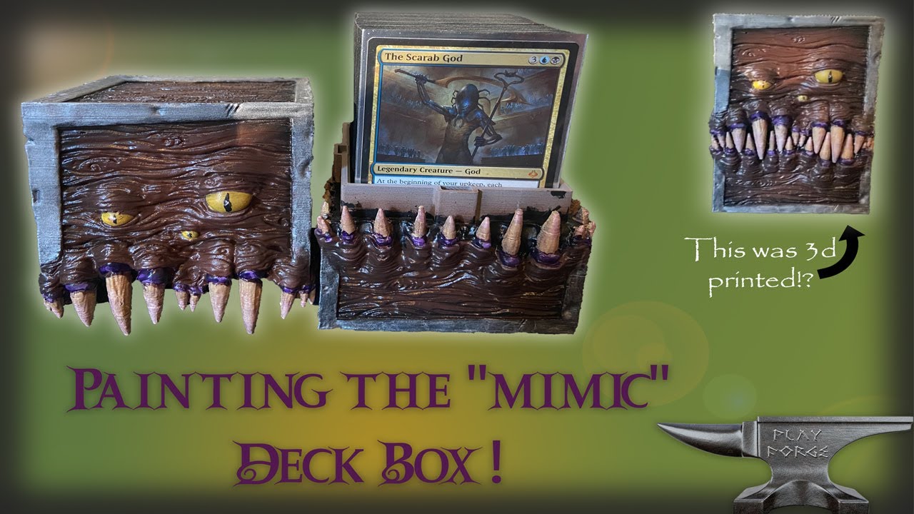 Painting the Mimic Deck Box - YouTube