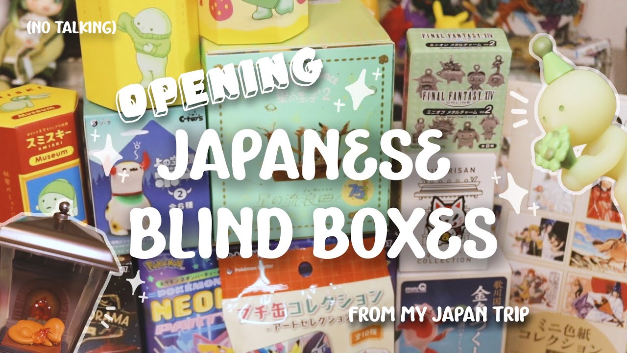Unboxing Japanese blind boxes from my Osaka trip! - YouTube