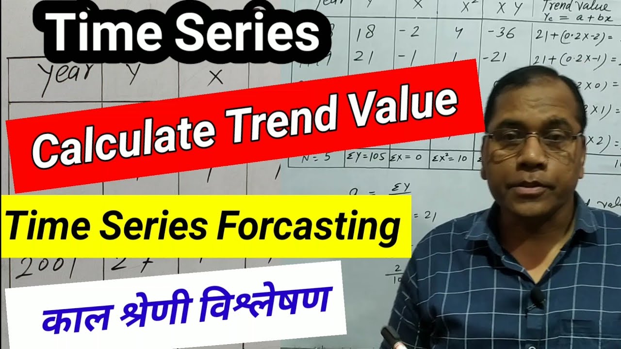 Time Series | Find Trend Value | काल श्रेणी क्या है | What is Time ...