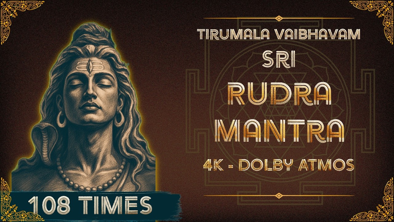Sri Rudra Mantra Chanting 108 Times | Powerful Shiva Rudra Mantra | 4K ...