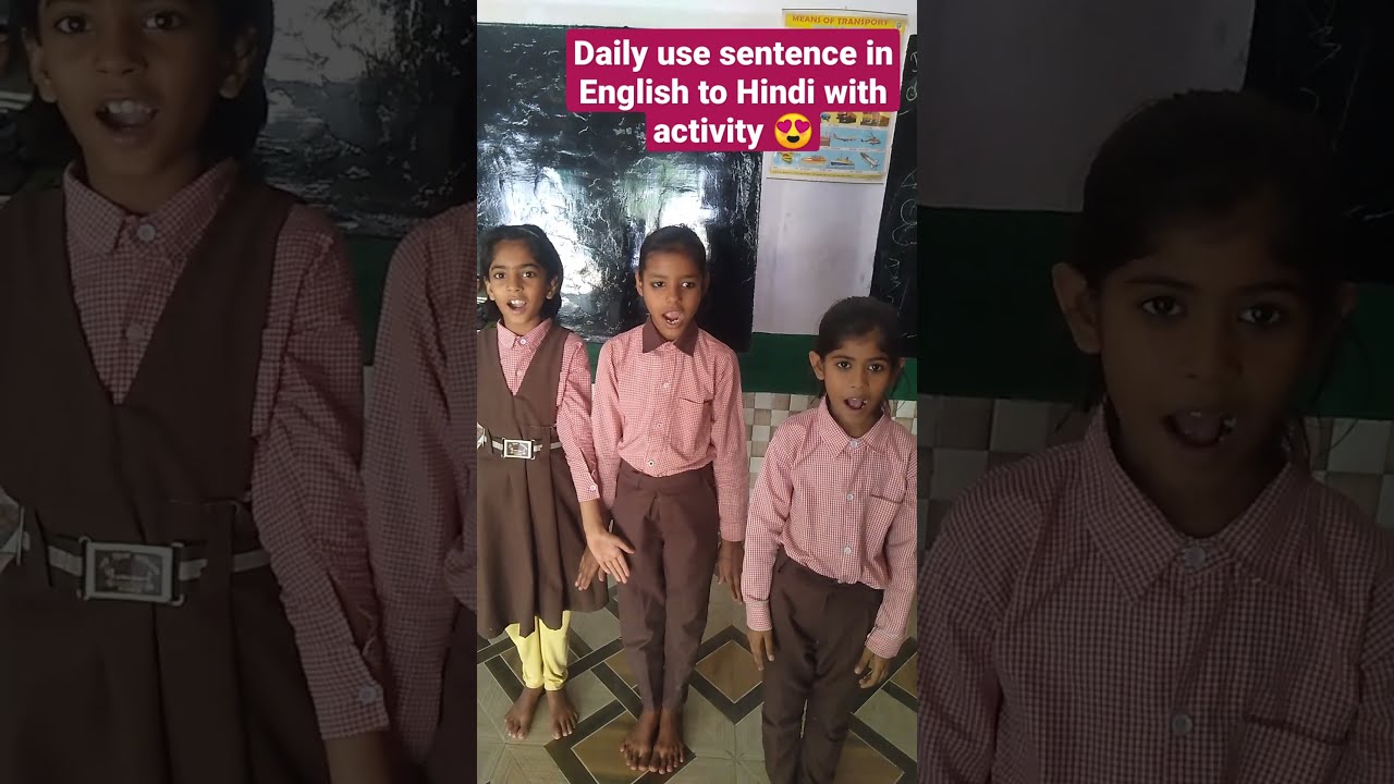 Daily Use Sentence In English To Hindi With Activity YouTube Daily Use Sentence In English To Hindi With Activity YouTube