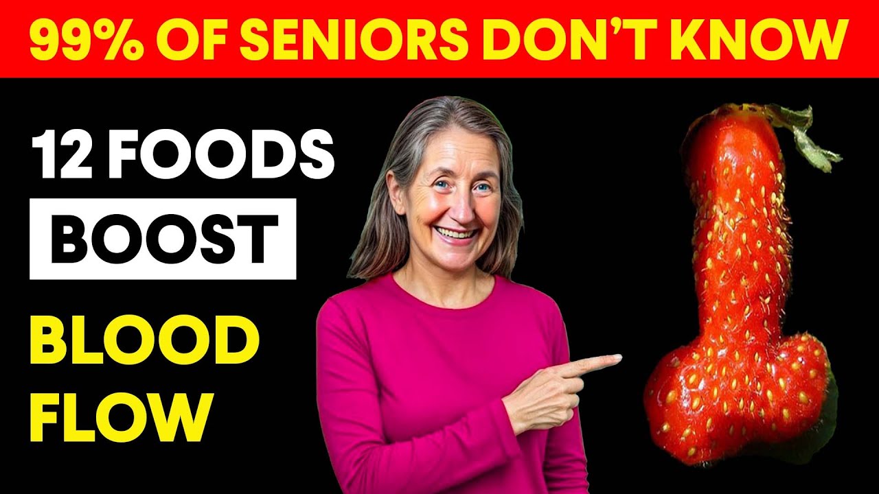 Senior, 12 Foods To Boost Penis Blood Flow | Reverse Erectile Dysfunction - YouTube