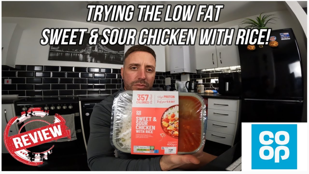 Food Review Trying Co op Sweet & Sour Chicken with Rice! - YouTube