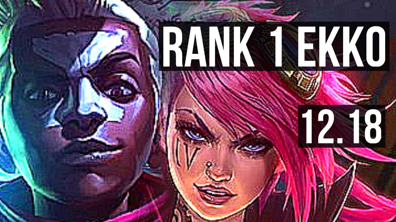 EKKO vs VI (JNG) | Rank 1 Ekko, 6/0/2, Rank 7, Dominating | TR ...