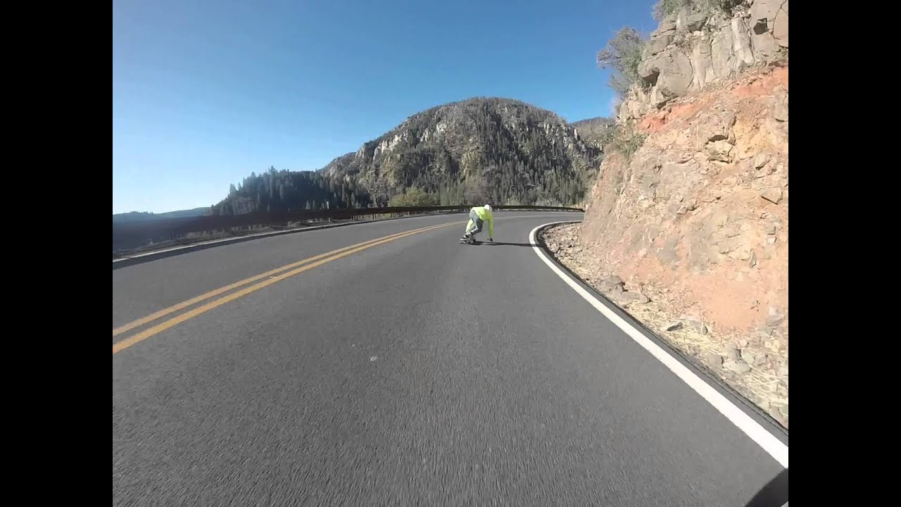 Longboarding 89A (Switchbacks) Sedona, AZ - YouTube