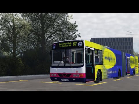 Driving an Wright Fusion- Volvo B10LA On the 62 to university of Bath ...