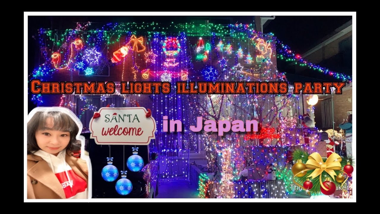 Christmas lights illuminations party in Japan - YouTube