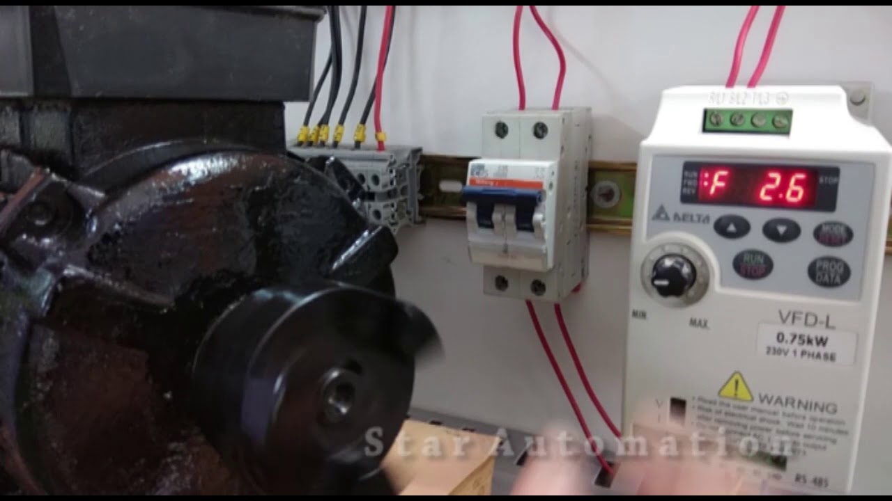 Using VFD with Keypad - YouTube