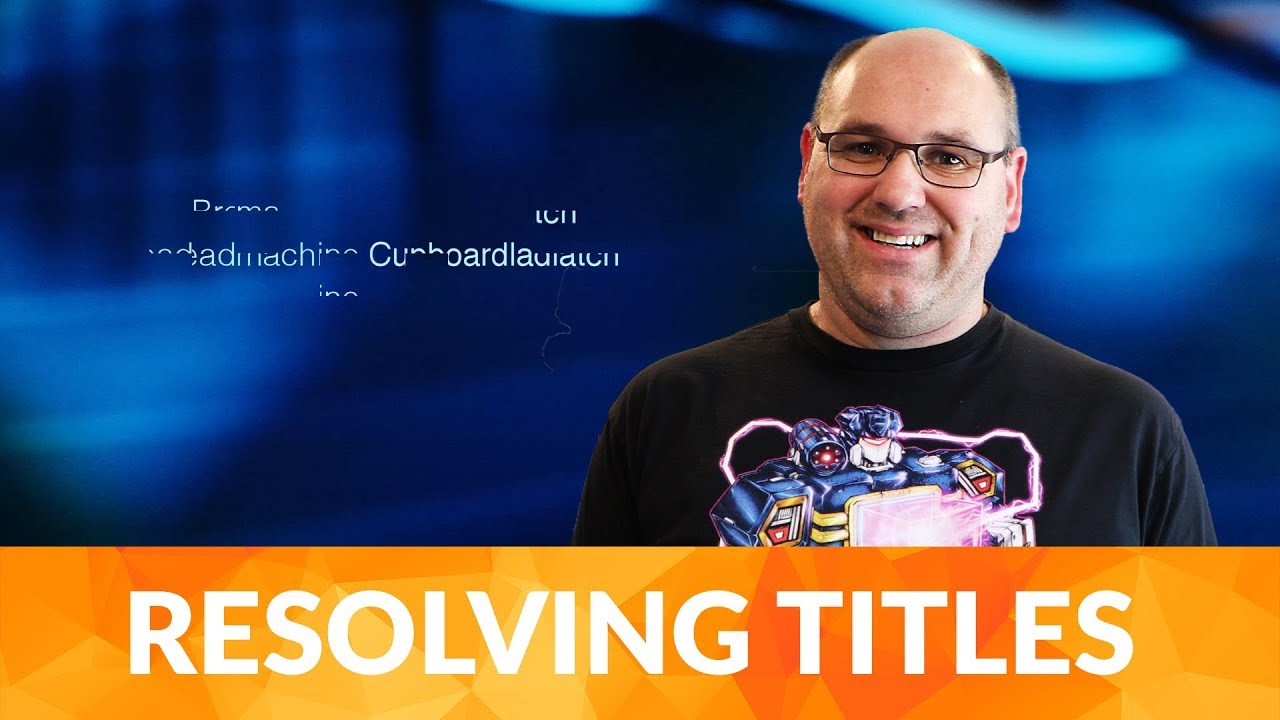 How to create TV show intro titles | HitFilm Express - YouTube