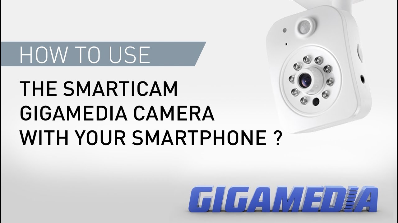 how to use the Smarticam Gigamedia camera with your smartphone ? - YouTube