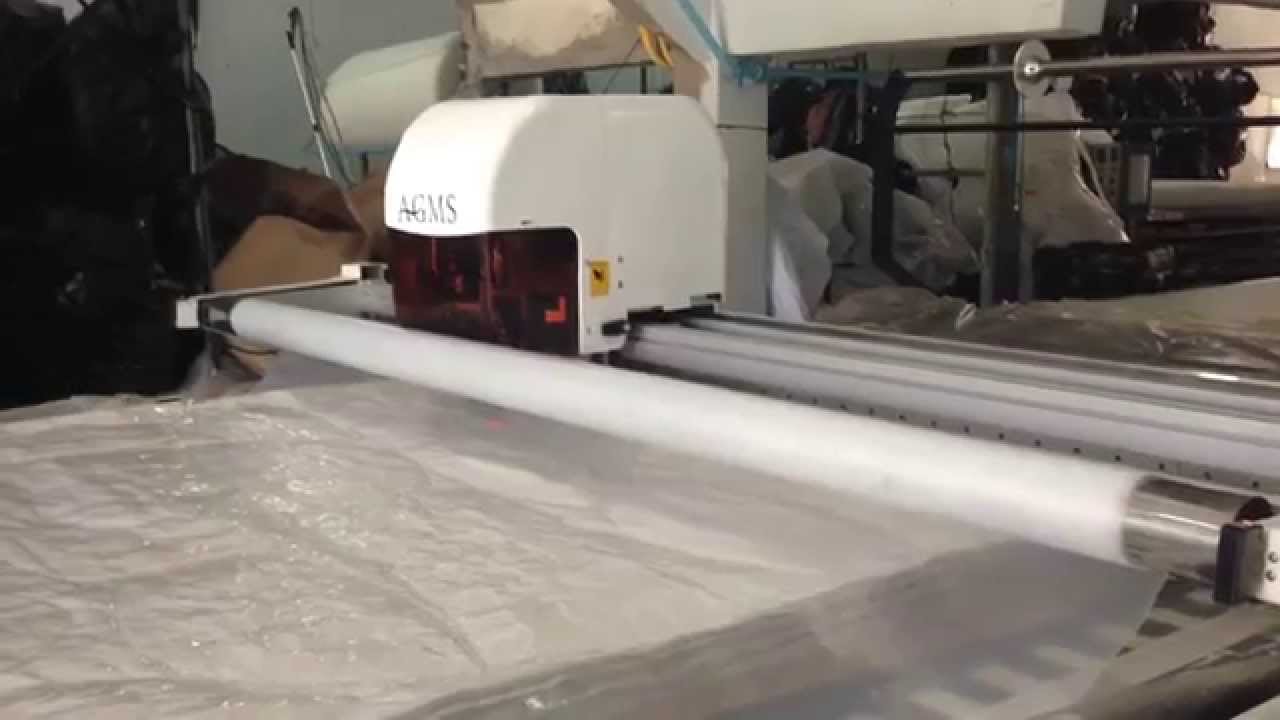 New AGMS CNC Cutter extended Cutting Area by M.T. Sewing - YouTube