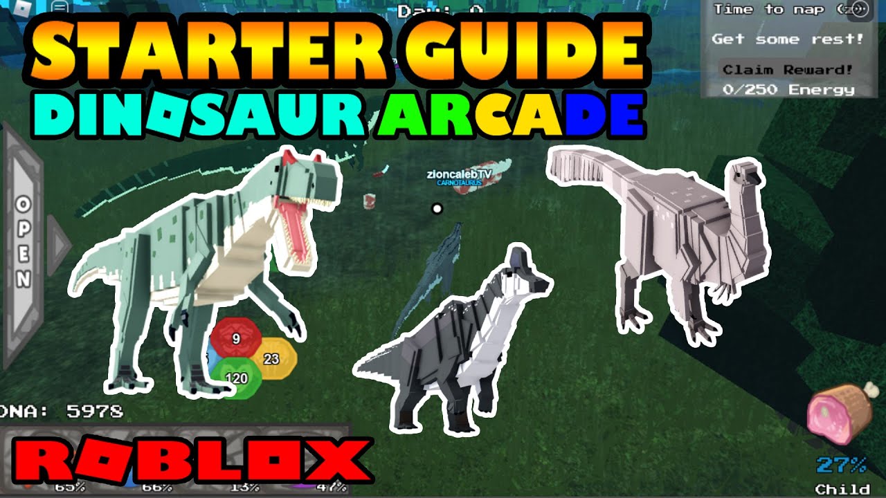 Starter Guide - Dinosaur Arcade [Roblox] - YouTube