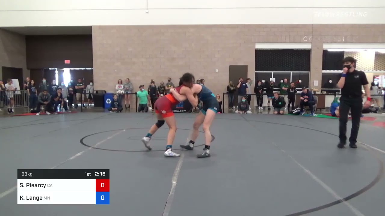 68 Kg Consolation - Solin Piearcy, CA Vs Katerina Lange, MN - YouTube
