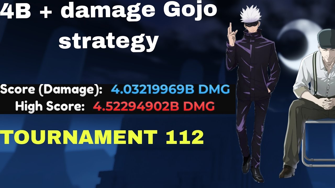 4B+ DMG GOJO+ Demihuman strategy Tournament 112 in Anime adventures ...