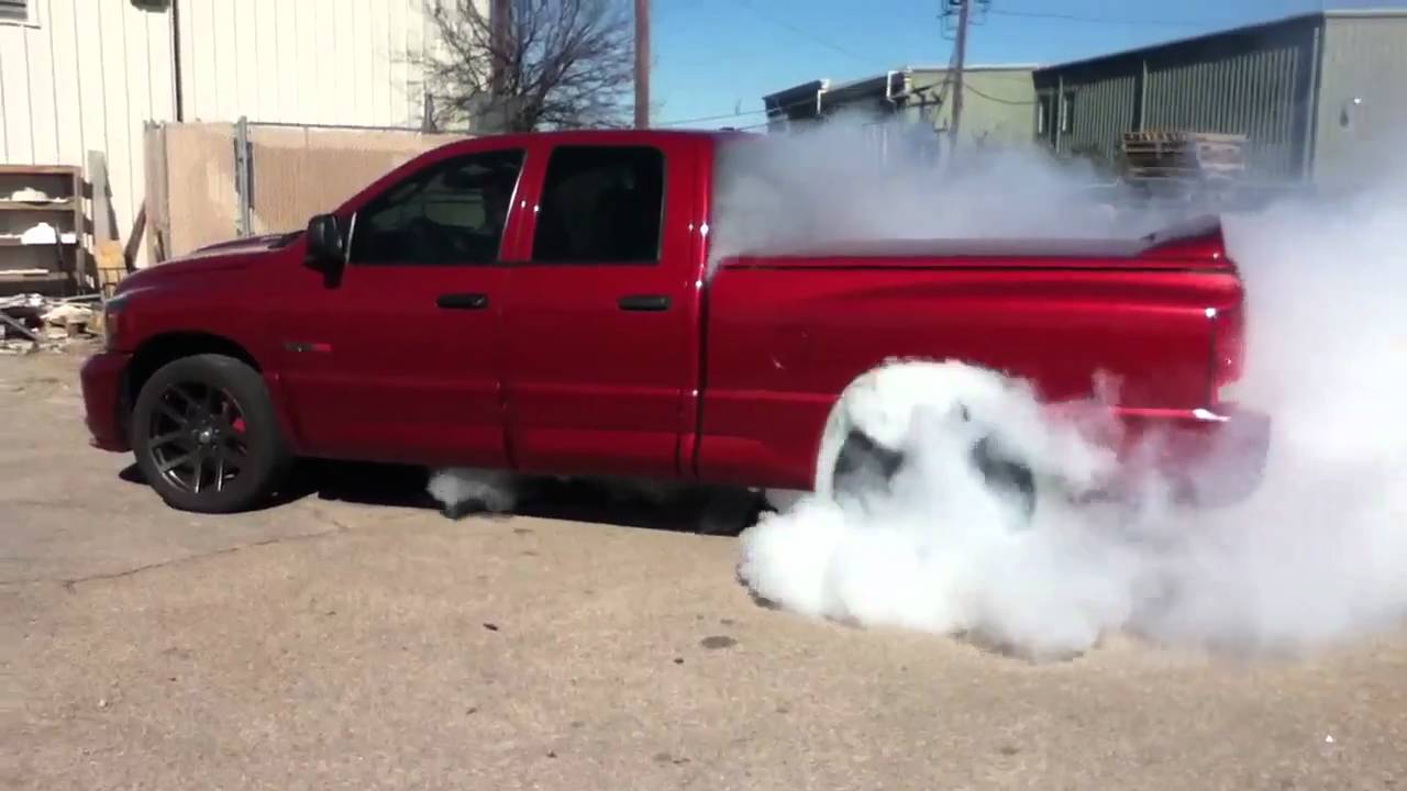 2006 Dodge Ram SRT-10 Burnout - YouTube