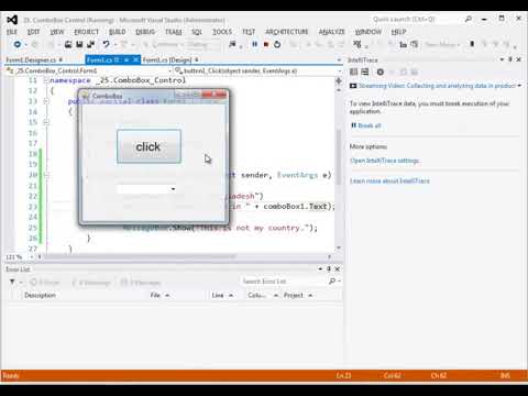 25 Combo Box Control - YouTube