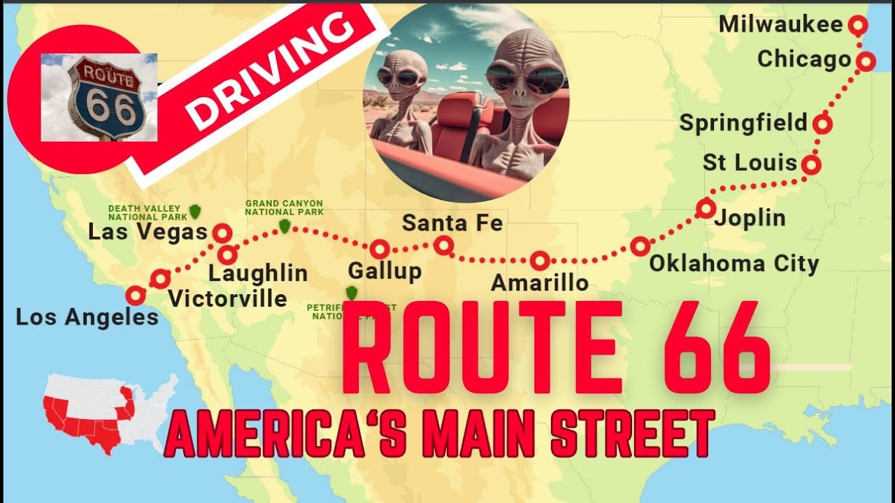 The Great Route 66: A Timeless American Historical Road Trip Adventure ...