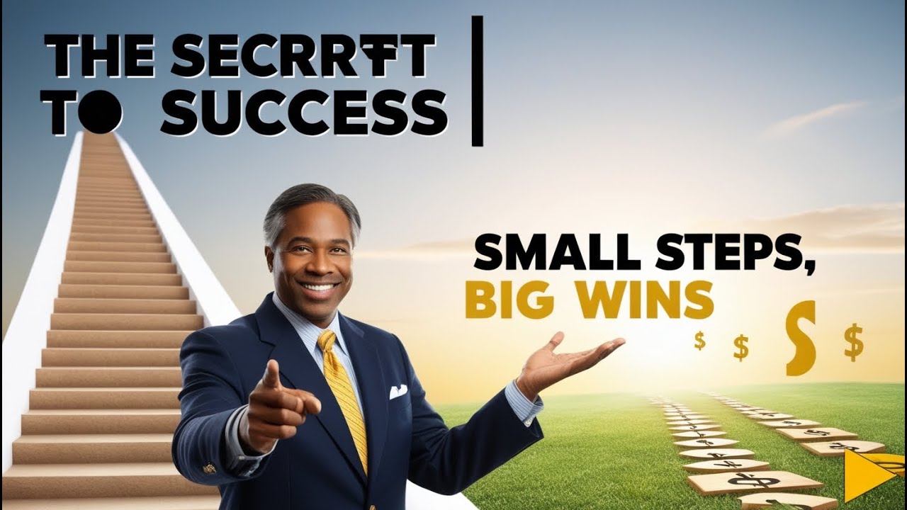 The Secret to Success: Small Steps to Big Wins#motivationalspeach - YouTube