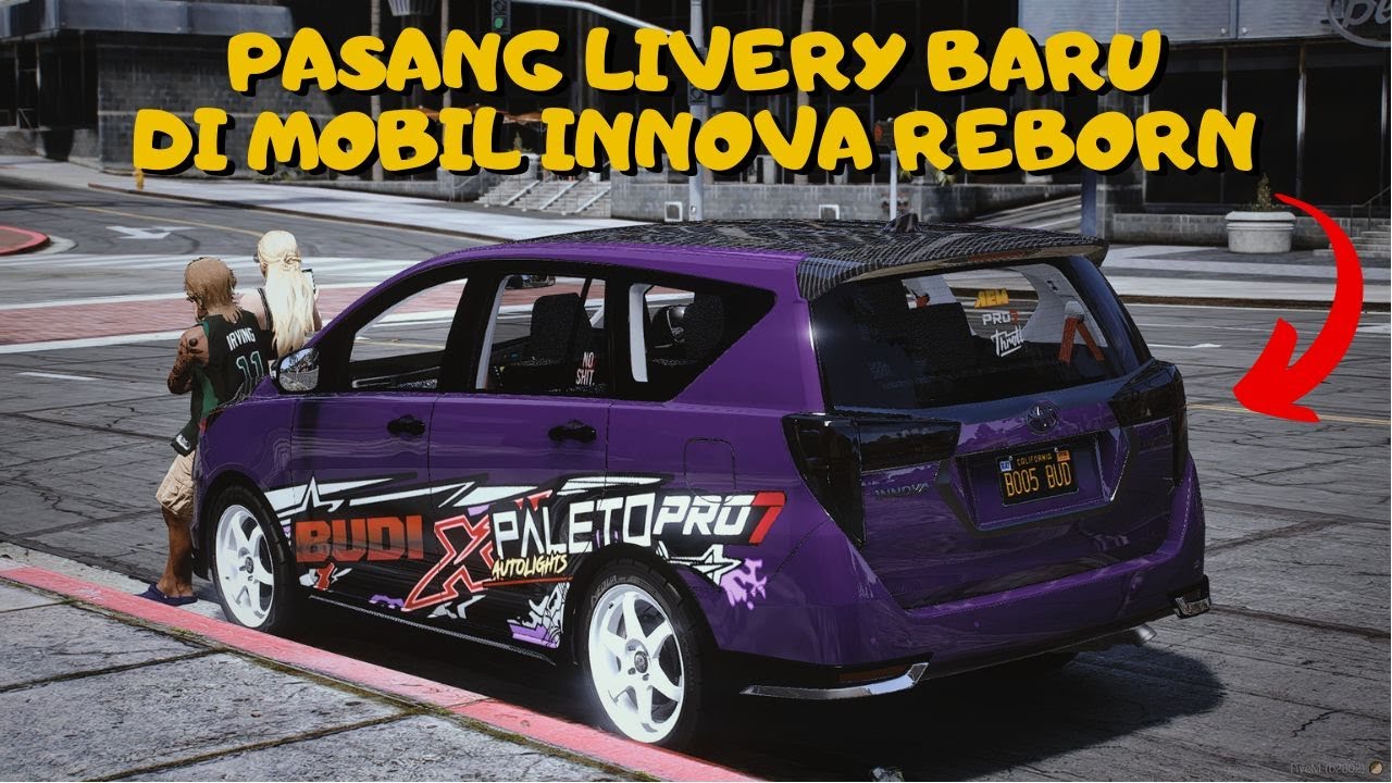 AKU PASANG DECAL DI INNOVA REBORN UNGUNYA CINTA - YouTube