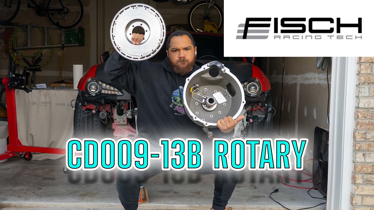 FISCH RACING CD009 TO ROTARY BELL HOUSING INSTALL - YouTube