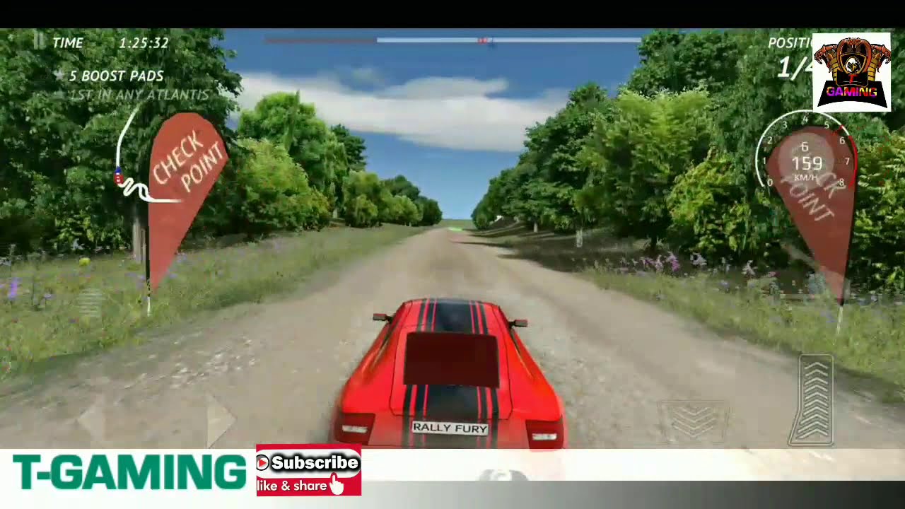 Car game # RALLY FURRY# racine game # game racing #car game - YouTube