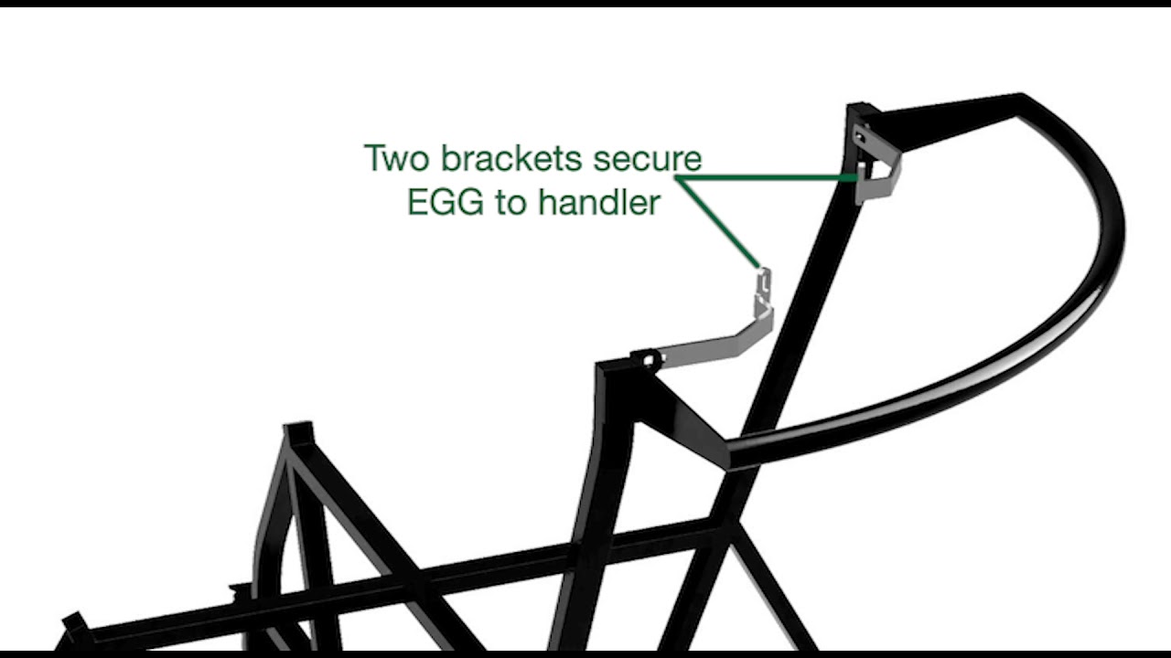Big Green Egg 2XL intEGGrated Nest & Handler - YouTube