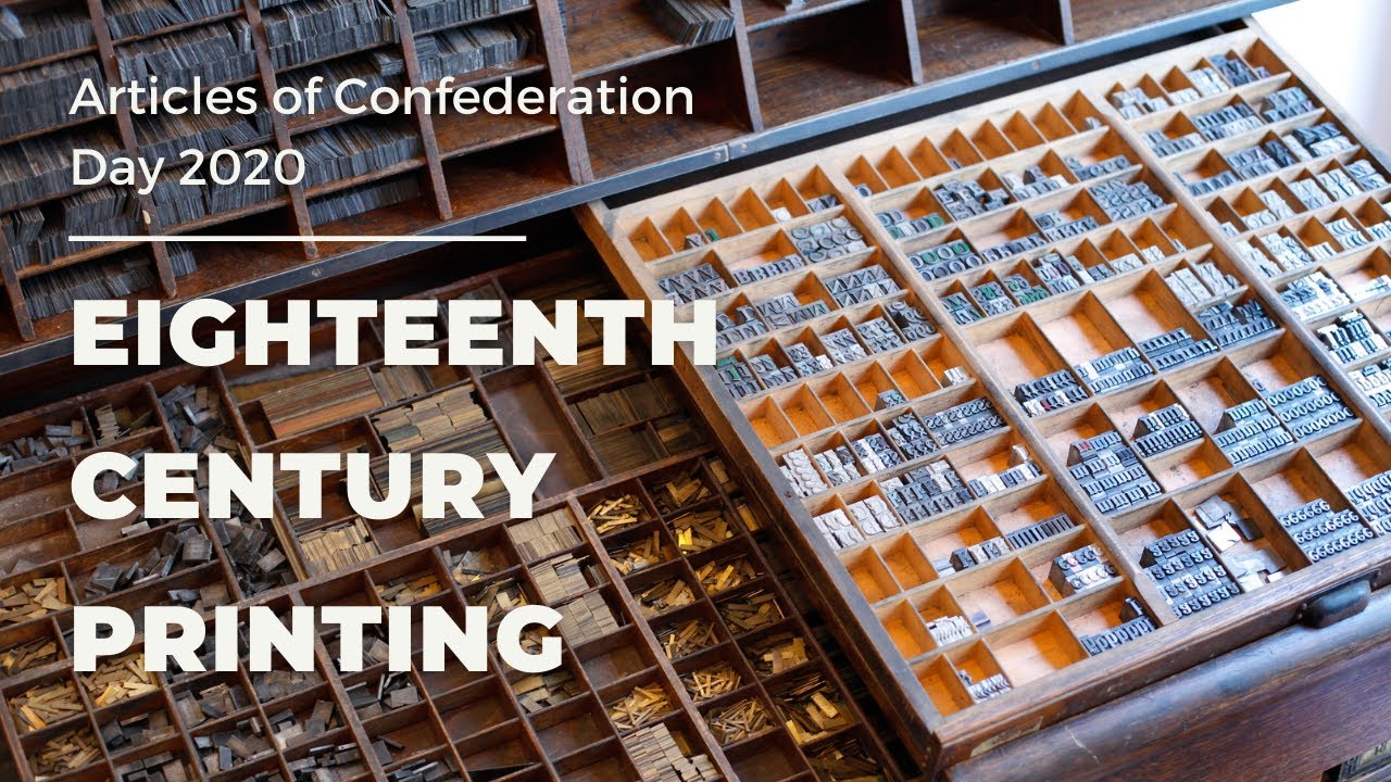 18th Century Printing - YouTube