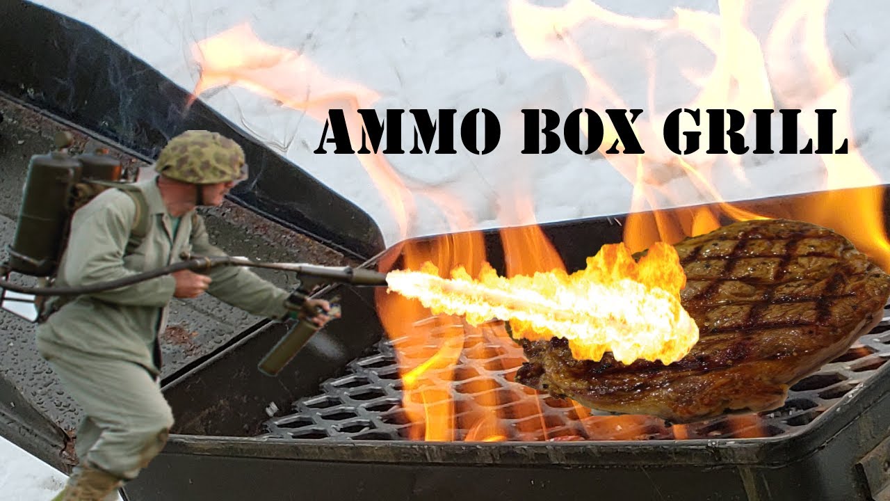 Ammo Box Grill Build - YouTube