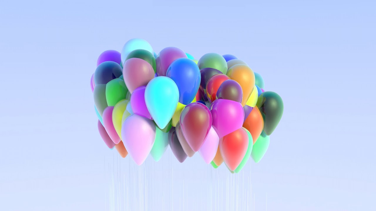 Balloons Animation ( Cinema 4D) - YouTube
