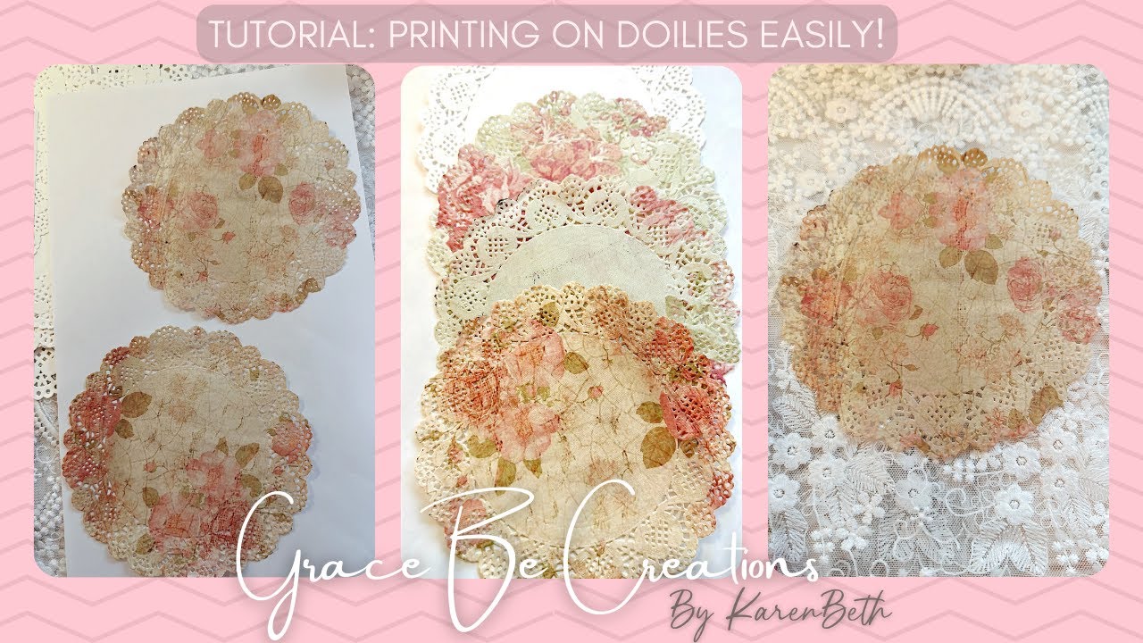 TUTORIAL: PRINTING ON DOILIES EASILY! - YouTube