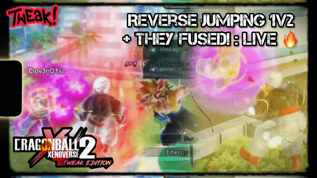 Reverse Jumping 1v2 + Fusion Vs. Popo! [XENOVERSE 2 MODS] : LIVE - YouTube