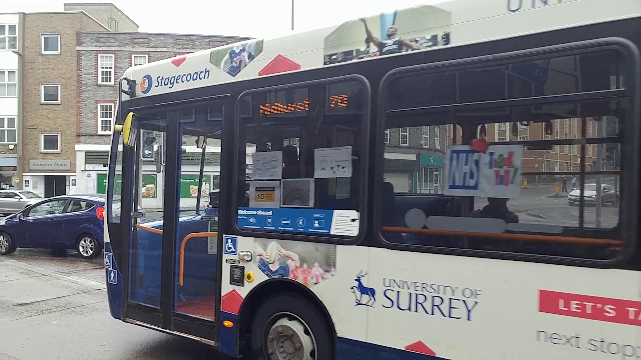 Here is the 70 bus in Guildford - YouTube