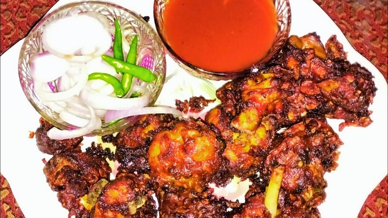 KFC se acha chicken pakoda banaye || chicken pakoda || 15 mint. me ...