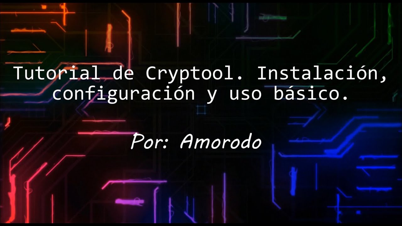 Amorodo - Tutorial de Cryptool. Instalación, configuración y uso básico ...