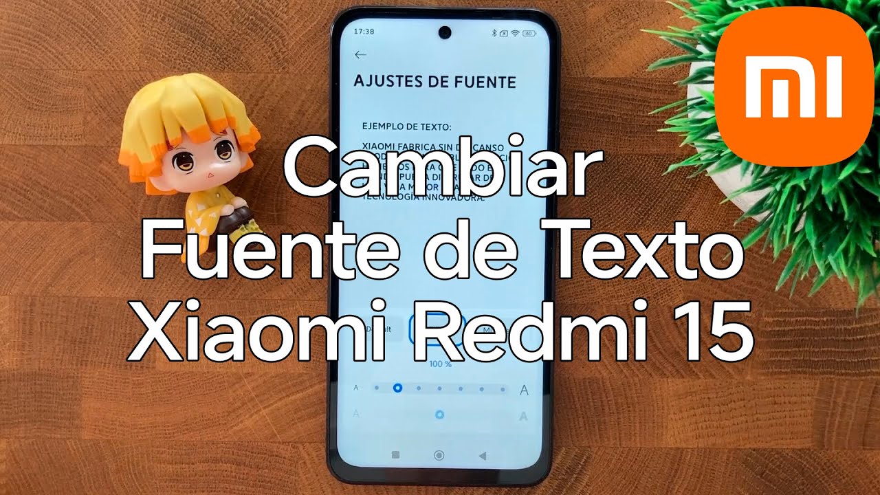 Como Cambiar el Tipo de Letra en el Xiaomi Redmi 15 - Xiaomizate - YouTube