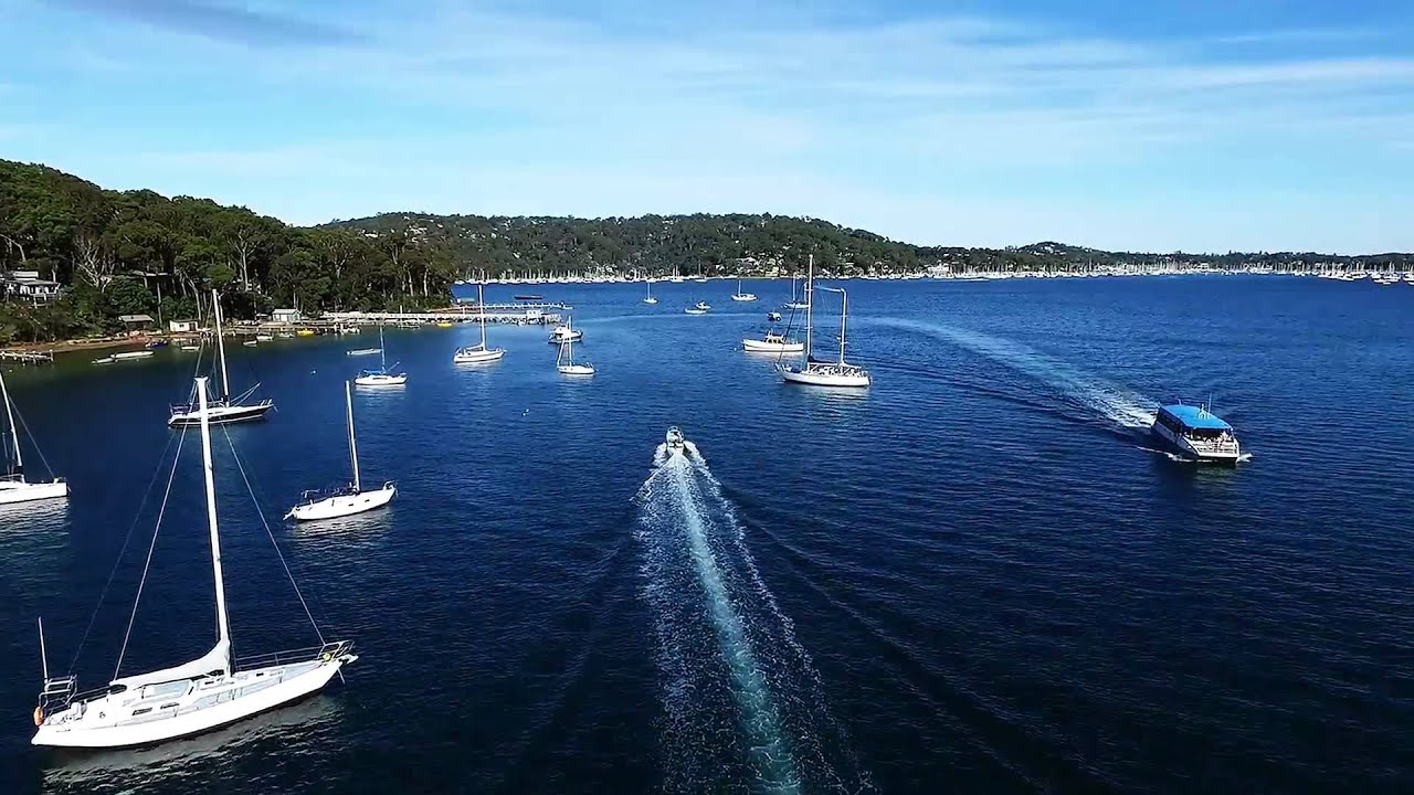 Pittwater, NSW by air - YouTube