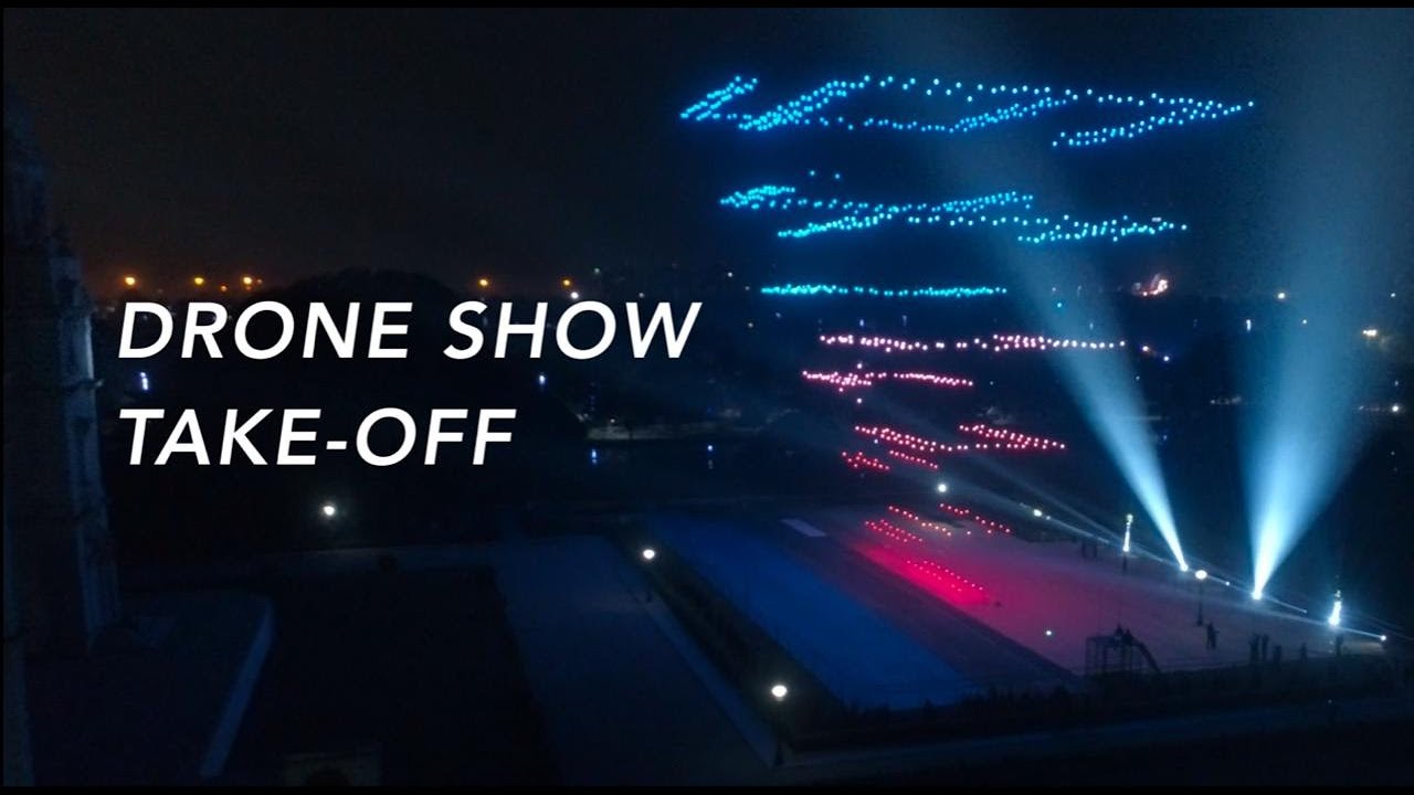 Take off for Drone Shows | BotLab Dynamics - YouTube