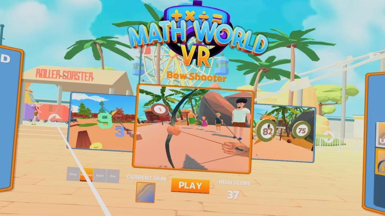 Math World VR #psvr2 #educational - YouTube
