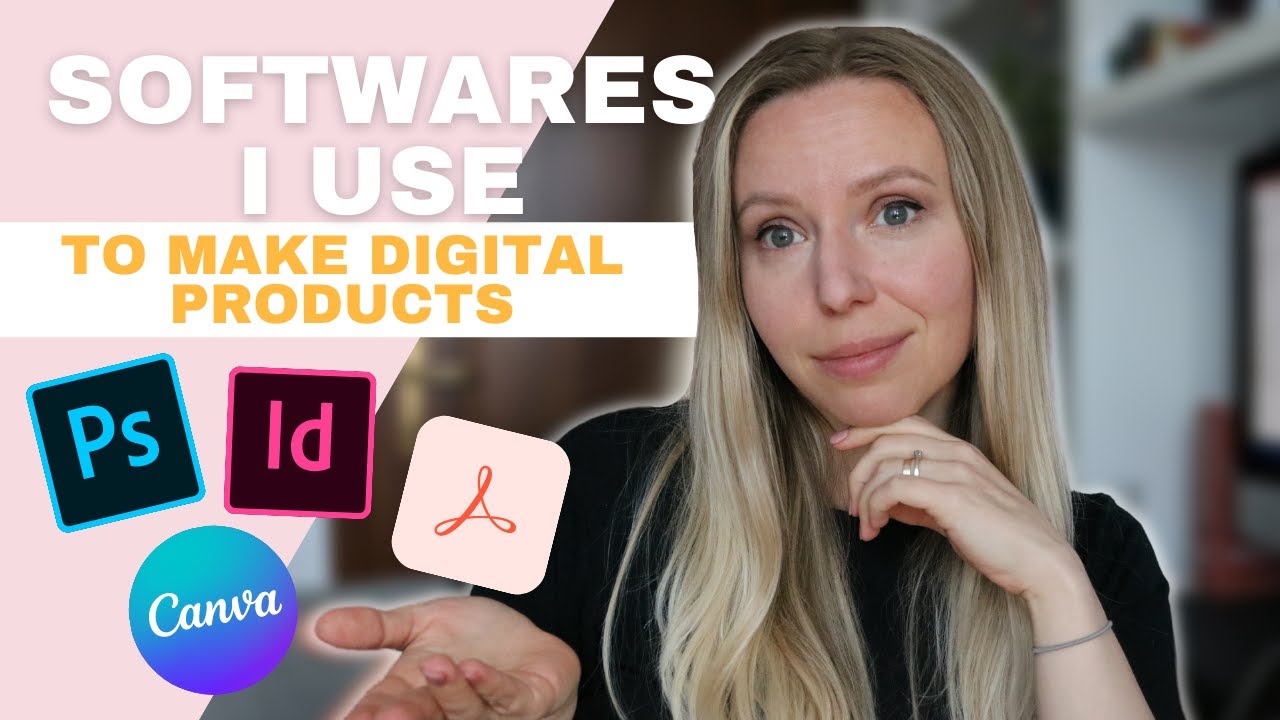 How to make digital products | Software I use in my digital product ...