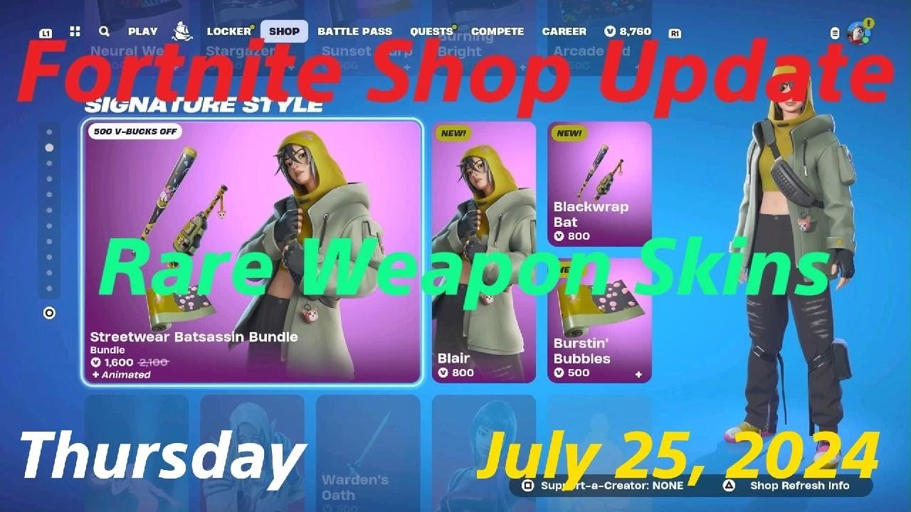 *NEW* Blair Bundle, Shuffly Shapes, FN Flow - Fortnite Shop Update ...