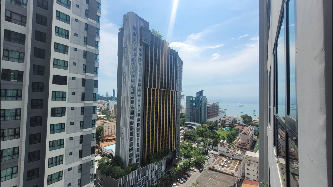 The Base Central Pattaya - Pool & sea view / 18F / 1bedroom for rent ...