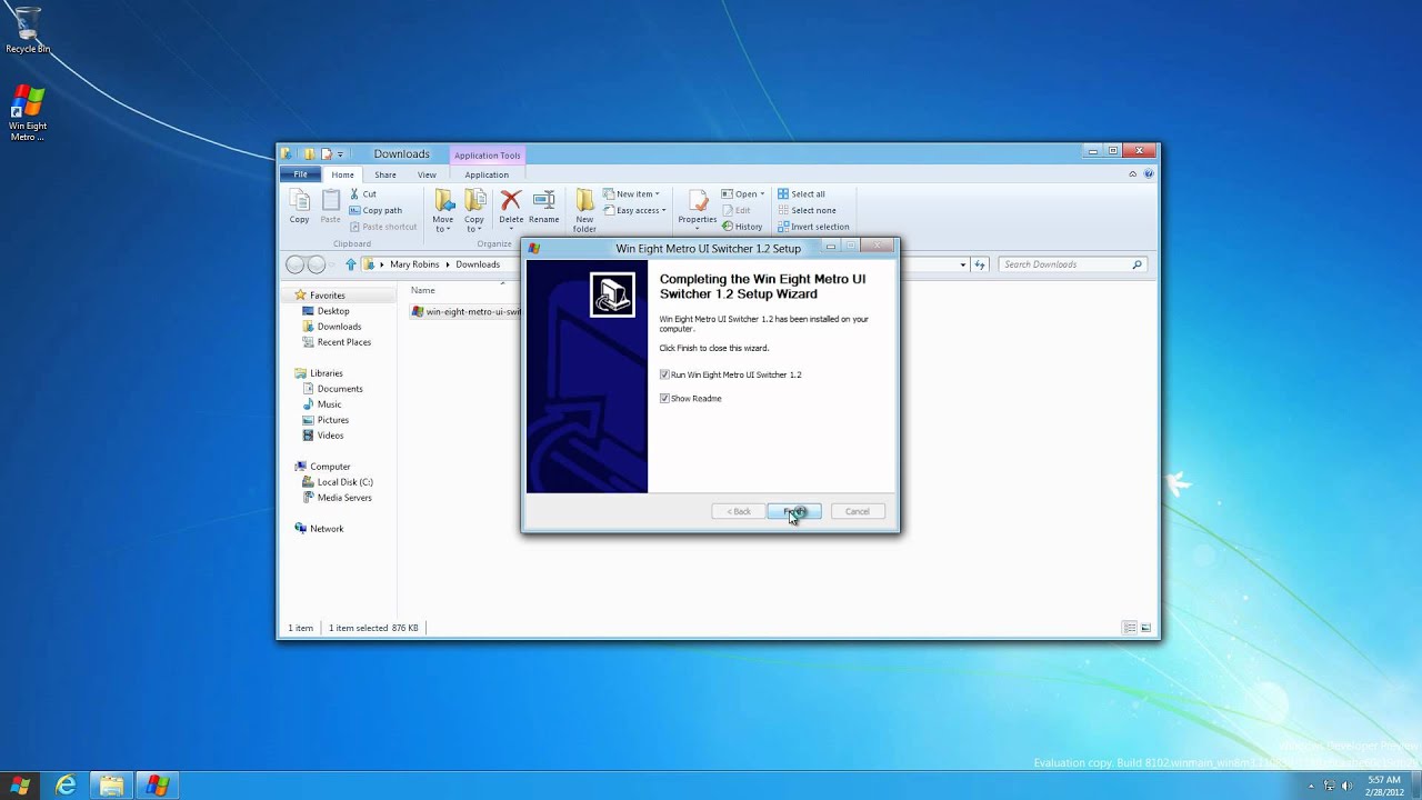 Enable/Disable Windows 8 Start Menu & Button (Win Eight Metro UI ...