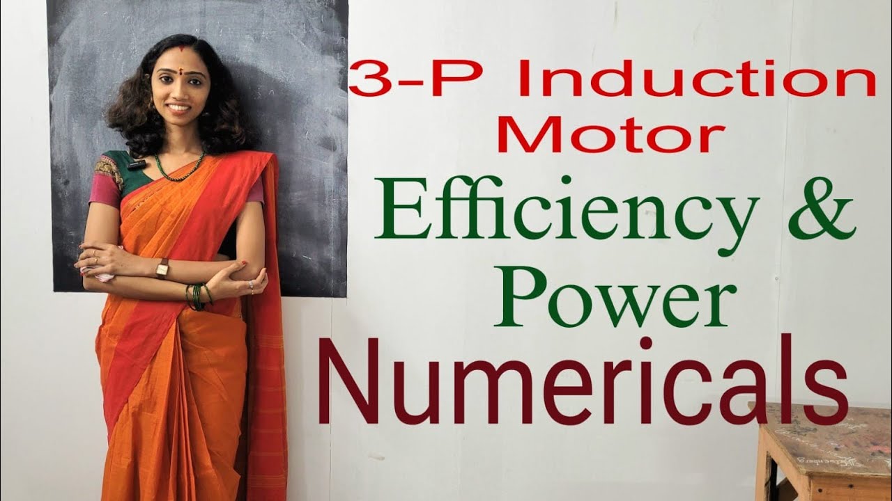 3Phase Induction Motor - Efficiency Numericals - AC Machines # ...